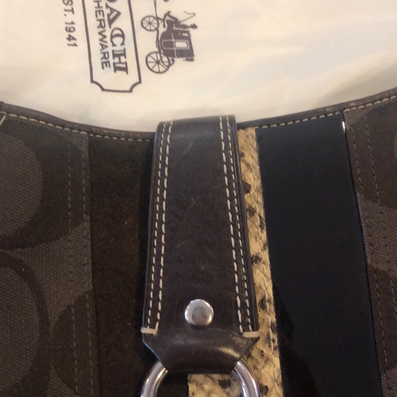 Coach | Bags | Coach Hampton Python Hobo Bag | Poshmark